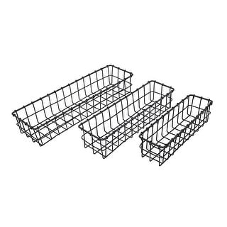 Rectangular Wire Baskets - Set of 3 - Bed Bath & Beyond - 33735884