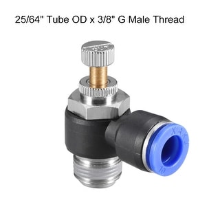 Elbow Air Flow Control Valve 25/64"OD x 3/8"G Male Speed controller ...
