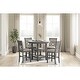Signature Design by Ashley Langwest Counter Height Dining Table and 4 ...
