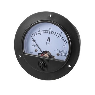 65C5 Analog Current Panel Meter DC 20A Ammeter for Circuit Testing 1 ...