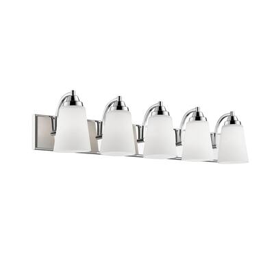 Millennium Lighting 5 Light Bathroom Vanity Fixture in Multiple ...