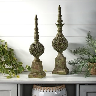 21-25" Resin Garden Orb Set of 2 - Bed Bath & Beyond - 42575782