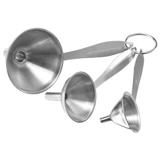 3 in 1 Funnels for Filling Bottles, Stainless Steel Small Kitchen ...