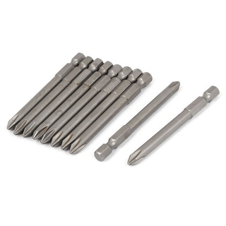 6mm Phillips PH2 Magnetic Screwdriver Power Screw Insert Bits 75mm Long ...