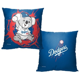 MLB Mascots Los Angeles Dodgers Printed Throw Pillow - On Sale - Bed ...