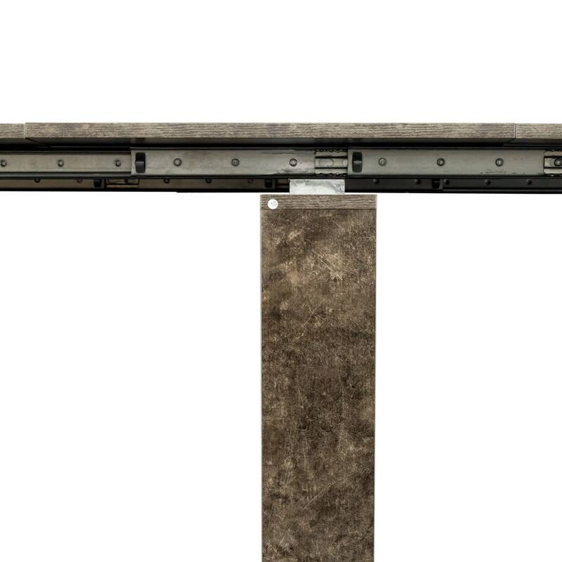 Extendable Console Table Extending Sofa Table w/Spacious Tabletop for ...
