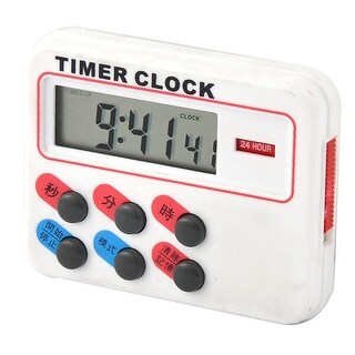 Rectangle Shape Battery Powered LCD Screen Count Down Up Timer Clock ...