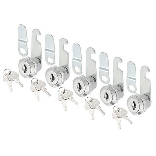 Cam Lock 5/8" Fits Up to 5/16" Thickness Panel Keyed Different Zinc ...