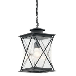 Kichler Argyle Single Light 10" Wide LED Outdoor Mini Pendant with ...