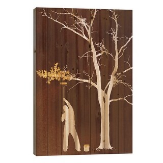 Relief Painting Print On Wood by Rob Dobi - Multi-Color - Bed Bath ...