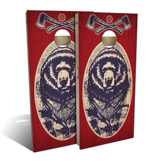 Red White Bear Outdoor Cornhole Board Set - Bed Bath & Beyond - 36605623