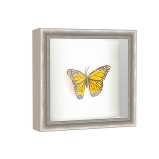 6x6 Shadow Box Frame Silver Real Wood Traditional Shadowbox Display ...