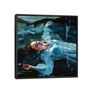 iCanvas "The Death Of Ophelia" by Marco Ortolan Framed Canvas Print ...