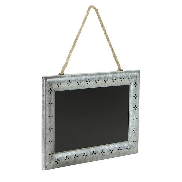 Cheung's Rectangular Chalk Board with Galvanized Metal Frame and ...