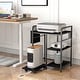 Printer Stand with Charging Station - 22.4 x 17.7 x 30.7 inches - Bed ...
