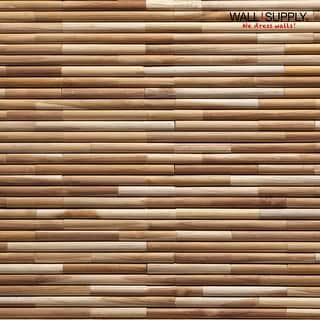 Wall!Supply UltraWood Teak Round Panels - Upcycled Teak Wood Wall ...