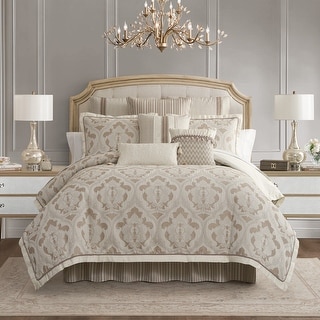 Arderra 4 Piece Ivory Comforter Set - Bed Bath & Beyond - 41166316