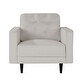 35 Inch Wide Accent Chair Upholstered Single Upholstered Lounge Club ...