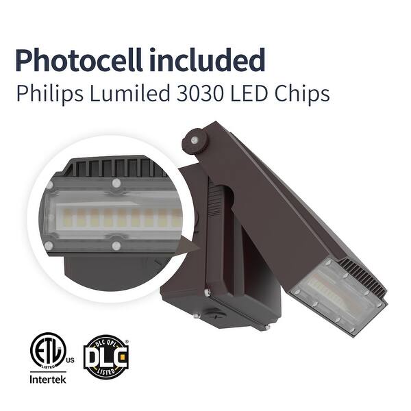 Adjustable LED Wall Pack Light, 3CCT and Wattage Adjustable(20W/30W/40W ...