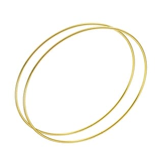 2pcs Metal Craft Hoops Rings 200mm(7.87") OD for DIY Macrame Projects ...