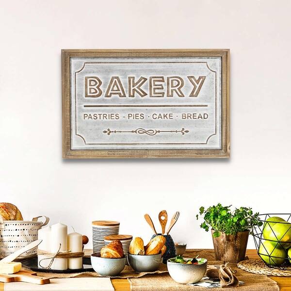 Gray Metal Bakery Themed Wall Decor - Bed Bath & Beyond - 36272380