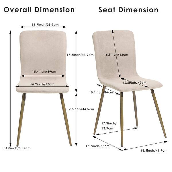 Scargill Upholstered Textured Fabric Dining Chairs (Set of 4) - N/A ...