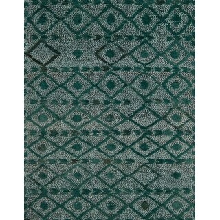 Ahgly Company Machine Washable Abstract -Sea Green Area Rugs - Bed Bath ...