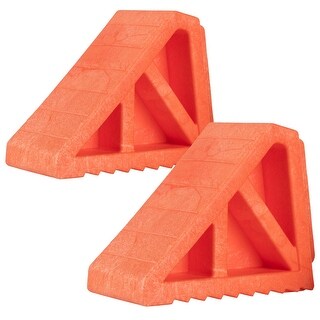 Wheel Chocks 2-Pack - Parking Block Set with 3 Ton Capacity - Chocks ...