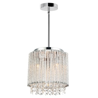 Claire 3 Light Drum Shade Mini Pendant With Chrome Finish - Bed Bath ...