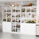 Modular Buffet and Display Cabinet - Modular Design in Pristine White ...