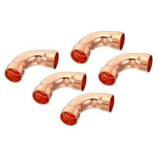 5x 1/2" Elbow Copper Pipe Fitting 90 degree Welding Plumbing Connector ...