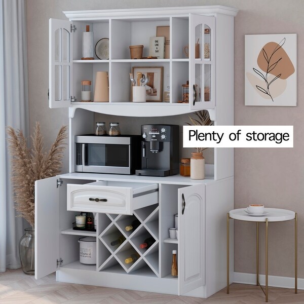 Living skog pantry kitchen storage cabinet mdf store