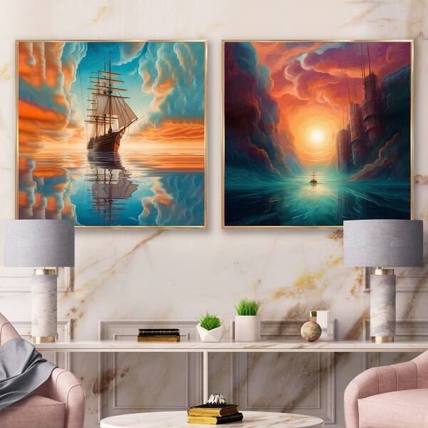 nautical framed artwork