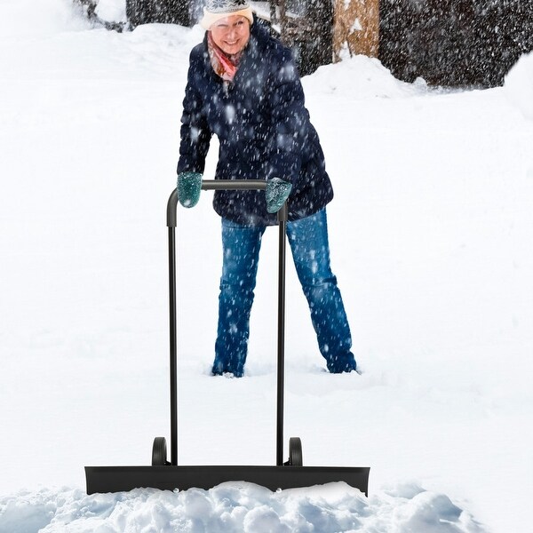 Rolling snow shovel store