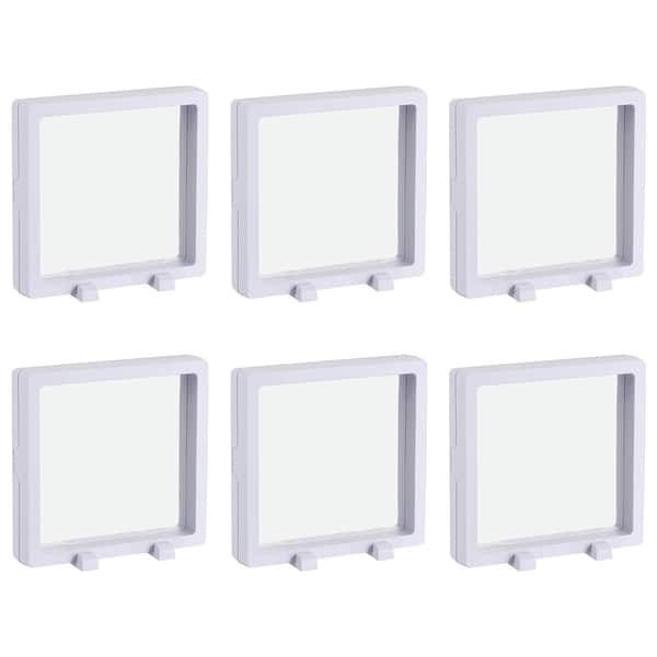 Floating Frame Display Holder 3D Jewelry Display Stand with Base - 4.33 ...