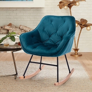 Teal rocking chair accent chair - Bed Bath & Beyond - 37522195