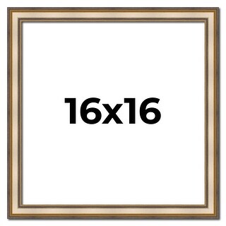 16x16 Frame Gold Solid Wood Shadow Box Width 1.5 Inches | Interior ...