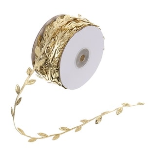 33 Yards Leaf Ribbon, Leaves Trim Rope Leaf String, Style 5 - Bed Bath ...