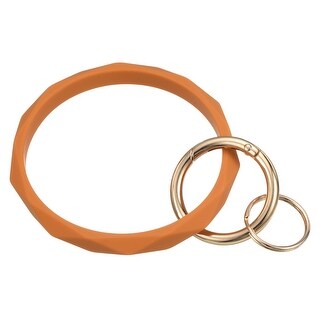 Key Ring Bracelet, Silicone Keychain Diamond Shaped Wrist Keyrings ...