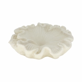 17" Majorca Quartz Resin Shell Bowl, , 5"H, - 16" x 17" x 5" - Bed Bath ...