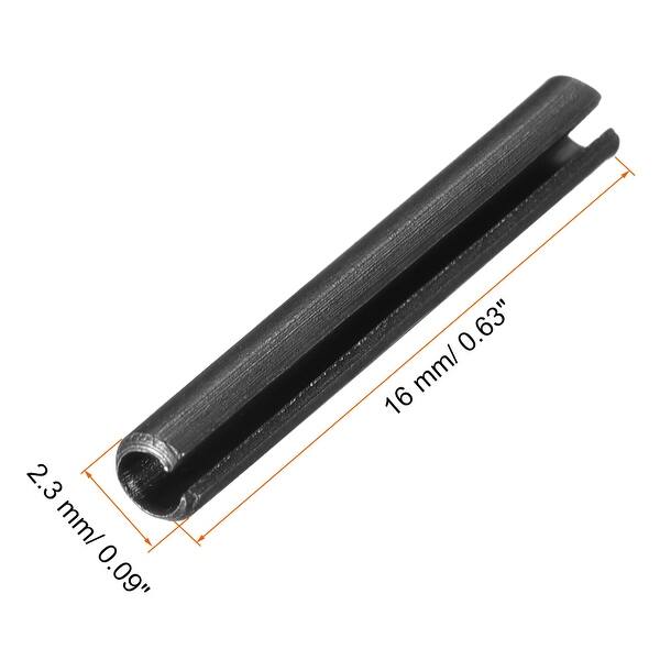 2.3x16mm Dowel Pin Carbon Steel Split Spring Roll Shelf Support Pin ...
