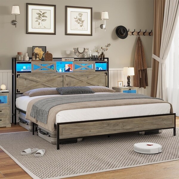 Sliding bed frame store
