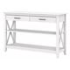 Key West Console Table with Drawers and Shelves by Bush Furniture - Bed ...