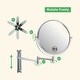 8-inch Wall Mounted Makeup Vanity Mirror - Bed Bath & Beyond - 37421760