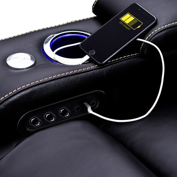 Seatcraft Pantheon Big Tall Seating Black Top Grain Leather 7000 Powered Headrest Lumbar Bed Bath Beyond 38434101