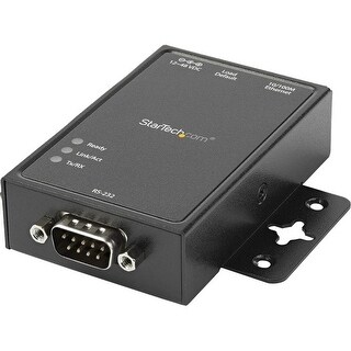 StarTech.com 1 Port RS232 Serial to IP Ethernet Converter / Device ...