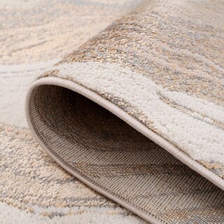 Kukoon Marbled Effect Contemporary Home Rug - Bed Bath & Beyond - 40693479