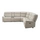 Furniture of America Zorelli Modern Fabric Oversized Seating Power ...