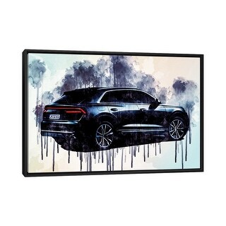 iCanvas "2020 Audi Sq8 Rear View Exterior Gray Suv" by Sissy Angelastro ...
