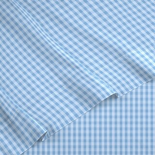 IZOD Gingham Cotton Blend Sheet Set - Bed Bath & Beyond - 31511779